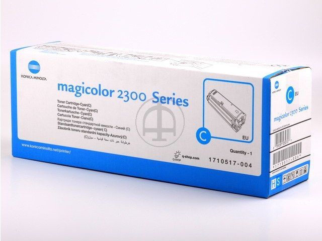 Konica Minolta Magicolor 2300 toner cyaan / 1500 afdrukken ...
